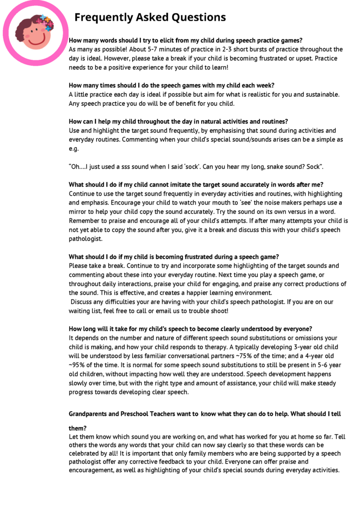 Speech Sound Programmes for Home - Learn2Communicate